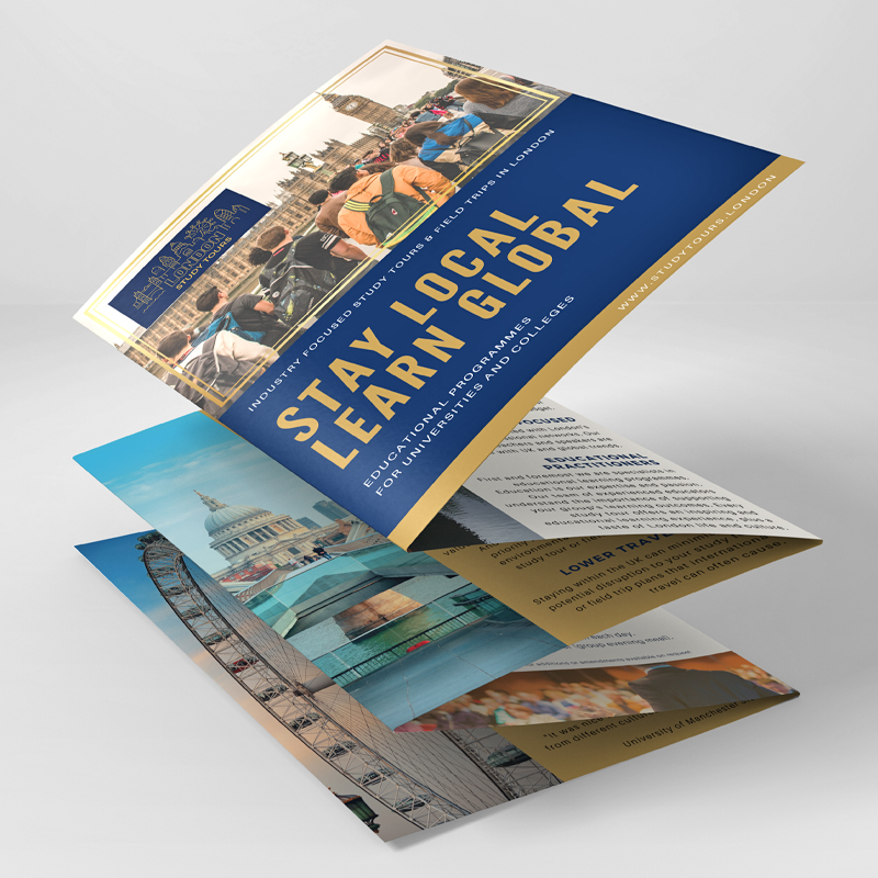 Concertina Fold Flyers - Flyers and Leaflets UK